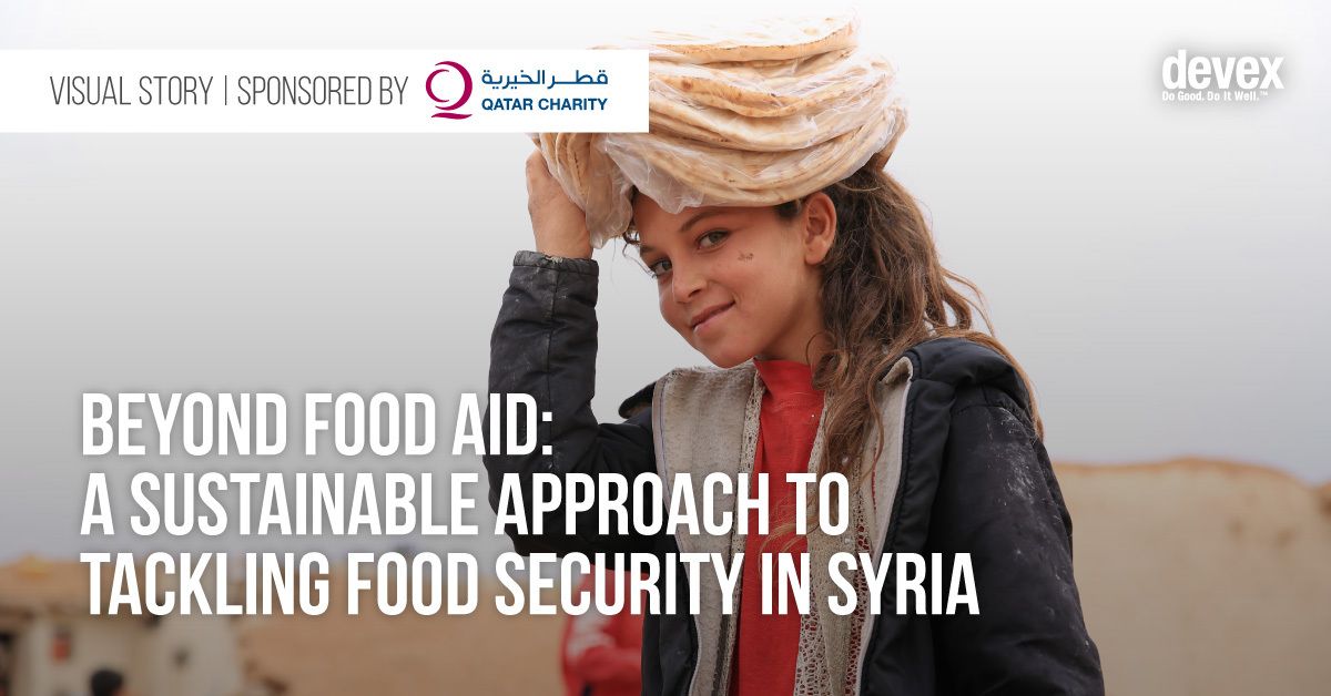 Beyond food aid: a sustainable approach to tackling food security in Syria