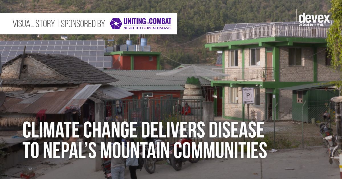 Climate change delivers disease to Nepal’s mountain communities
