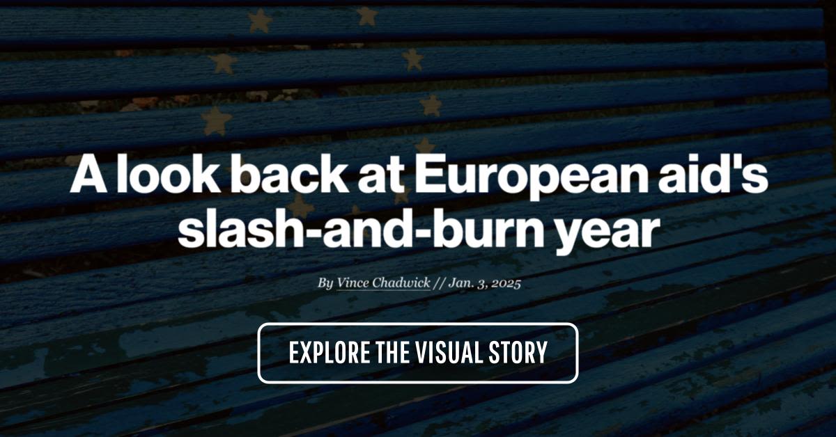 A look back at European aid's slash-and-burn year