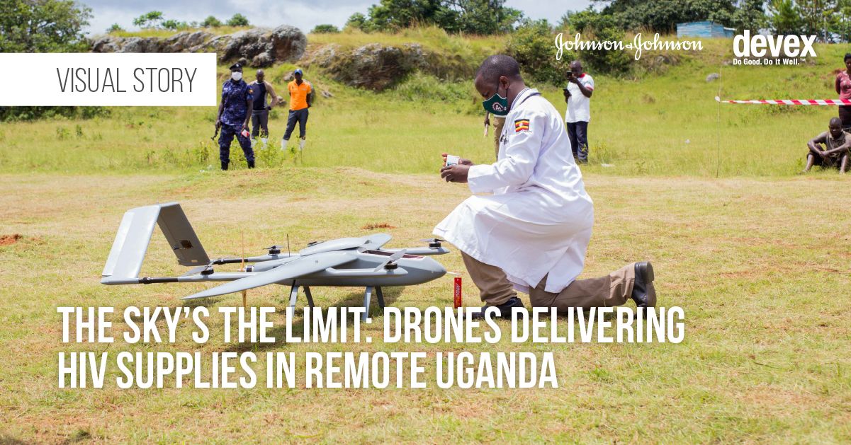 The sky’s the limit: Drones delivering HIV supplies in remote Uganda