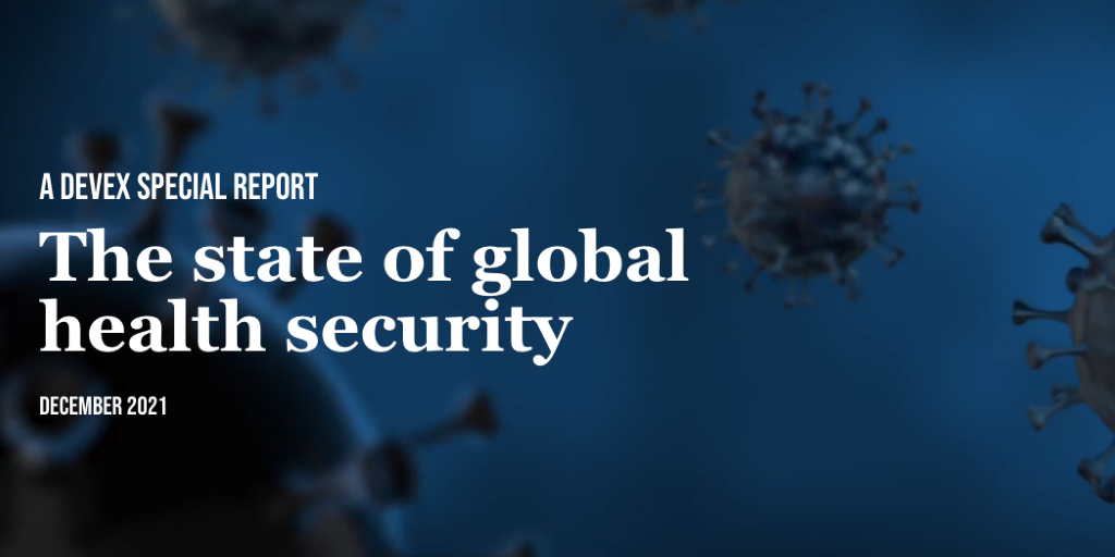 The state of global health security