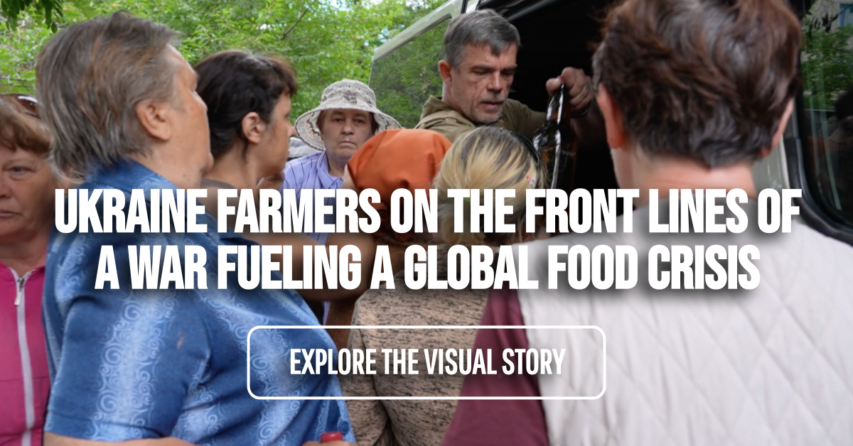 Ukraine farmers on the front lines of a war fueling a global food crisis